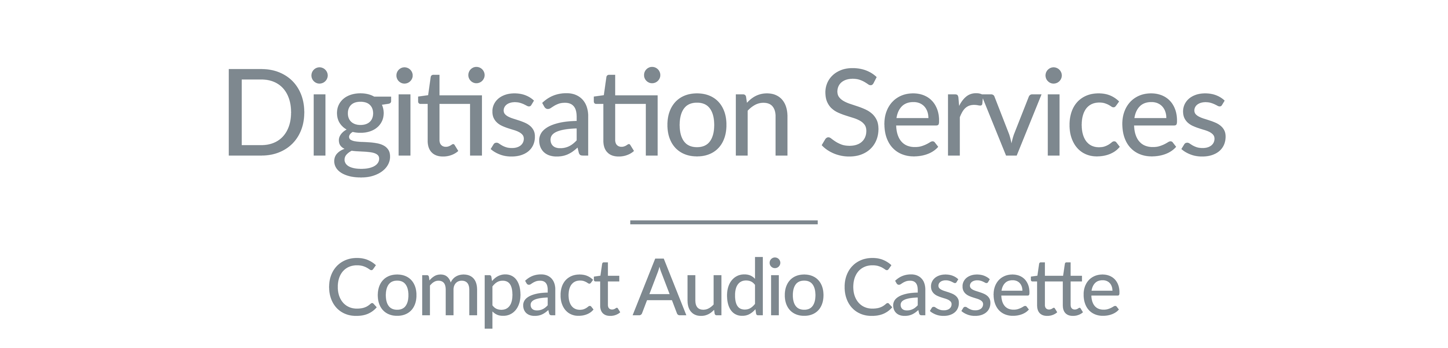 Compact Audio Cassette - TownsWeb Archiving