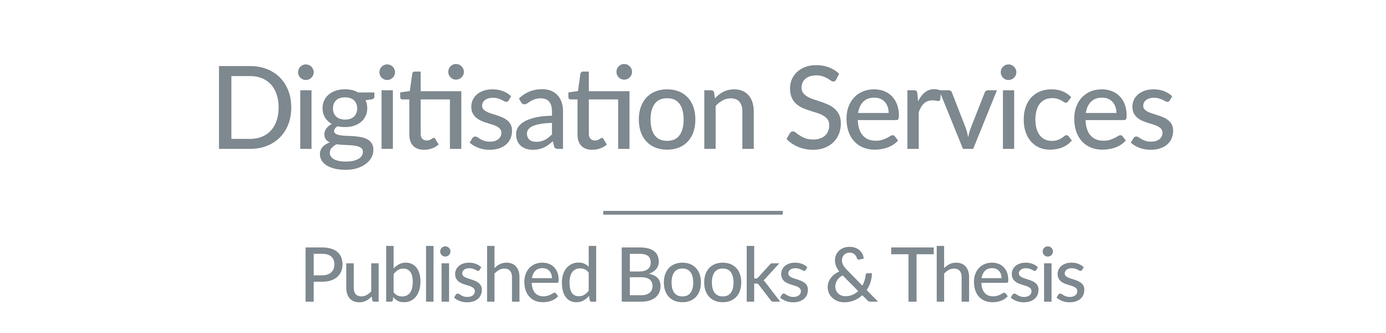 Published Books & Thesis - TownsWeb Archiving